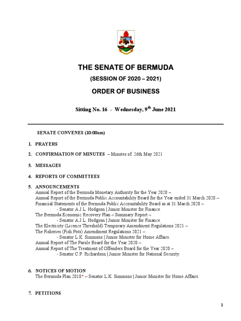 SENATE - 2021 JUNE 09 (R) | PDF | United States Senate | Bill (Law)