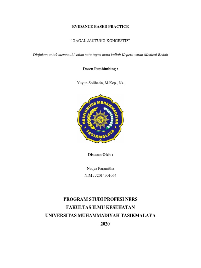 EBP CHF-Nadya Paramitha | PDF