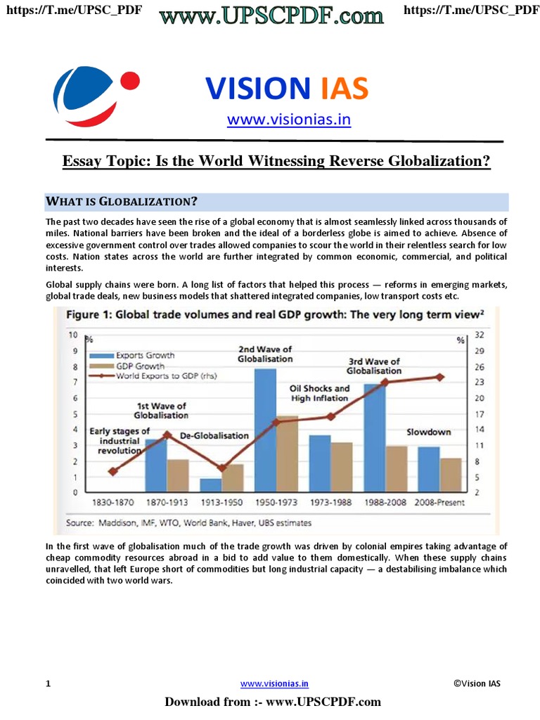 Is The World Witnessing Reverse Globalization | PDF