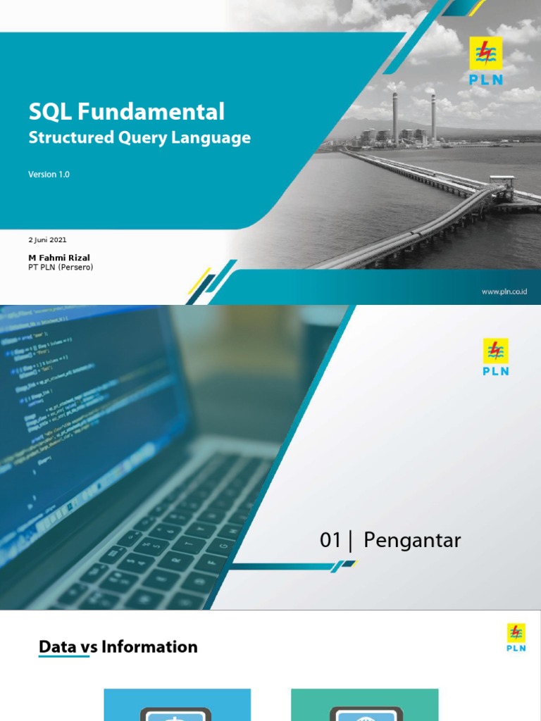 Presentasi SQL Fundamental v.1 | PDF | Relational Database | No Sql