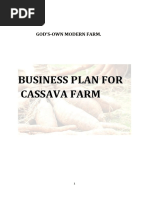 Cassava Farming and Garri Production Plan | PDF | Mill (Grinding ...