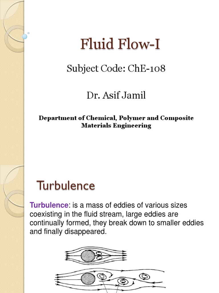 Fluid Flow (CH 3) Part 2 | PDF | Boundary Layer | Turbulence