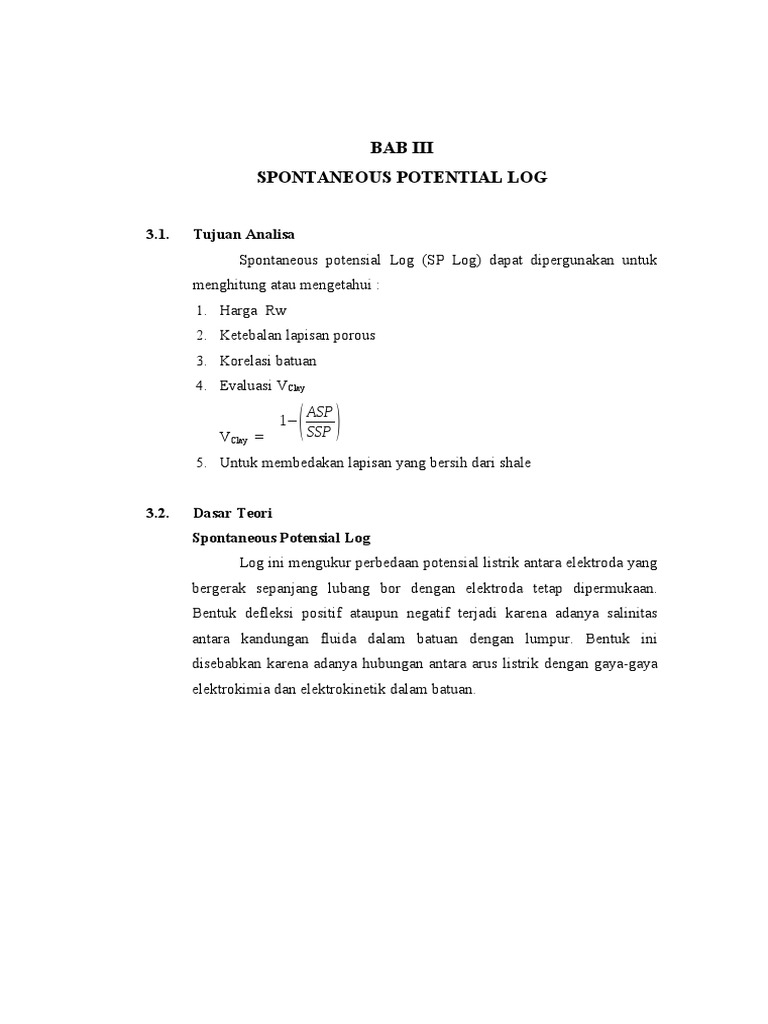 3 BAB 3 SP Log | PDF