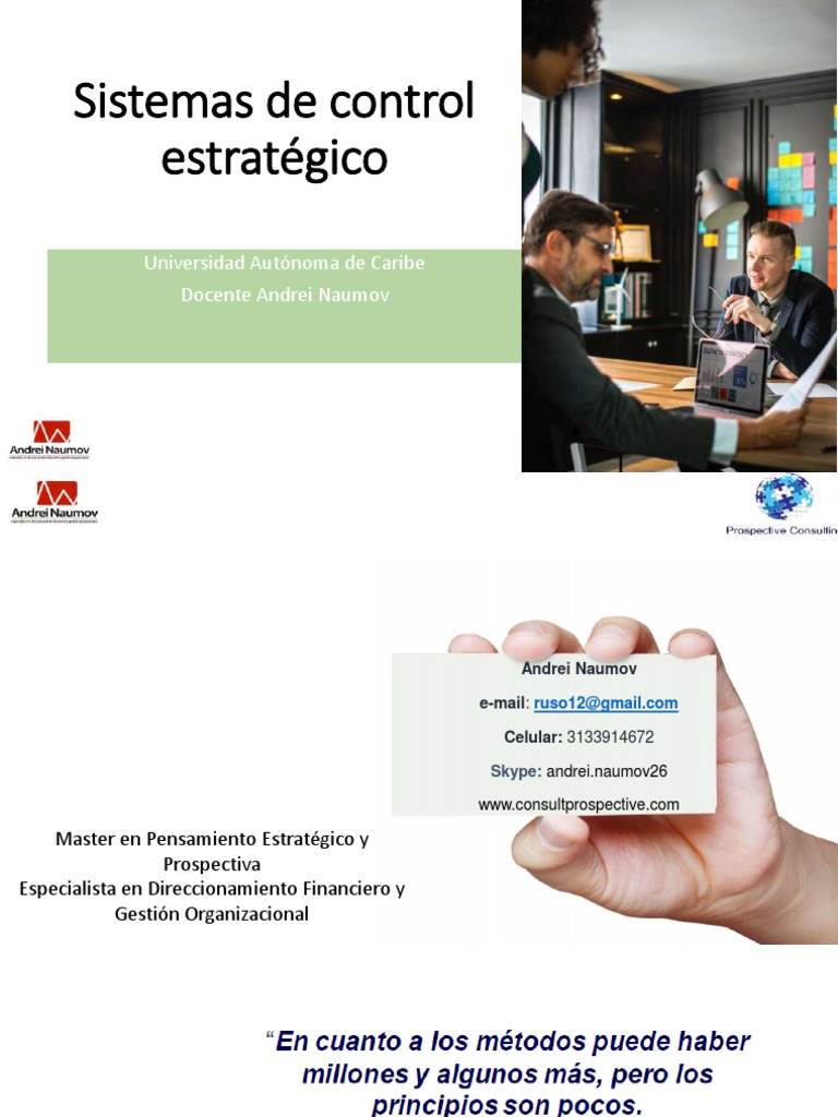 Presentacion Sistemas de Control Estratégico | Descargar gratis PDF ...