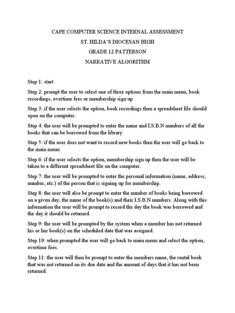 CAPE COMPUTER SCIENCE Narrative | PDF | Career & Growth | Social Science