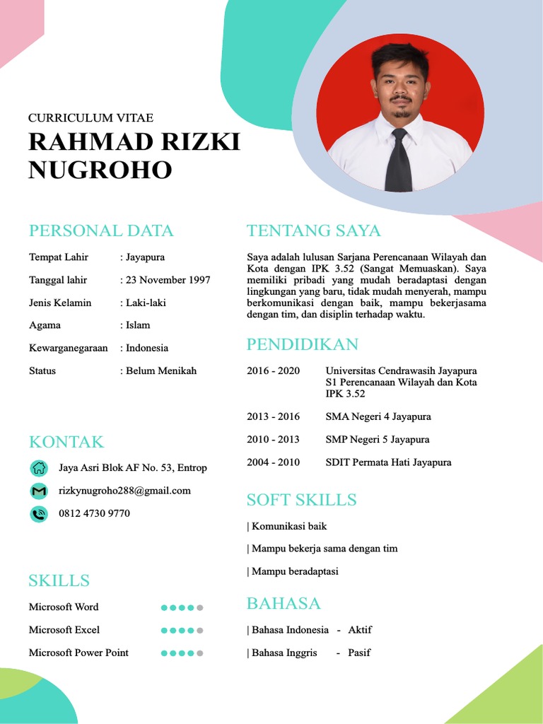 CV Rahmad Rizki Nugroho | PDF