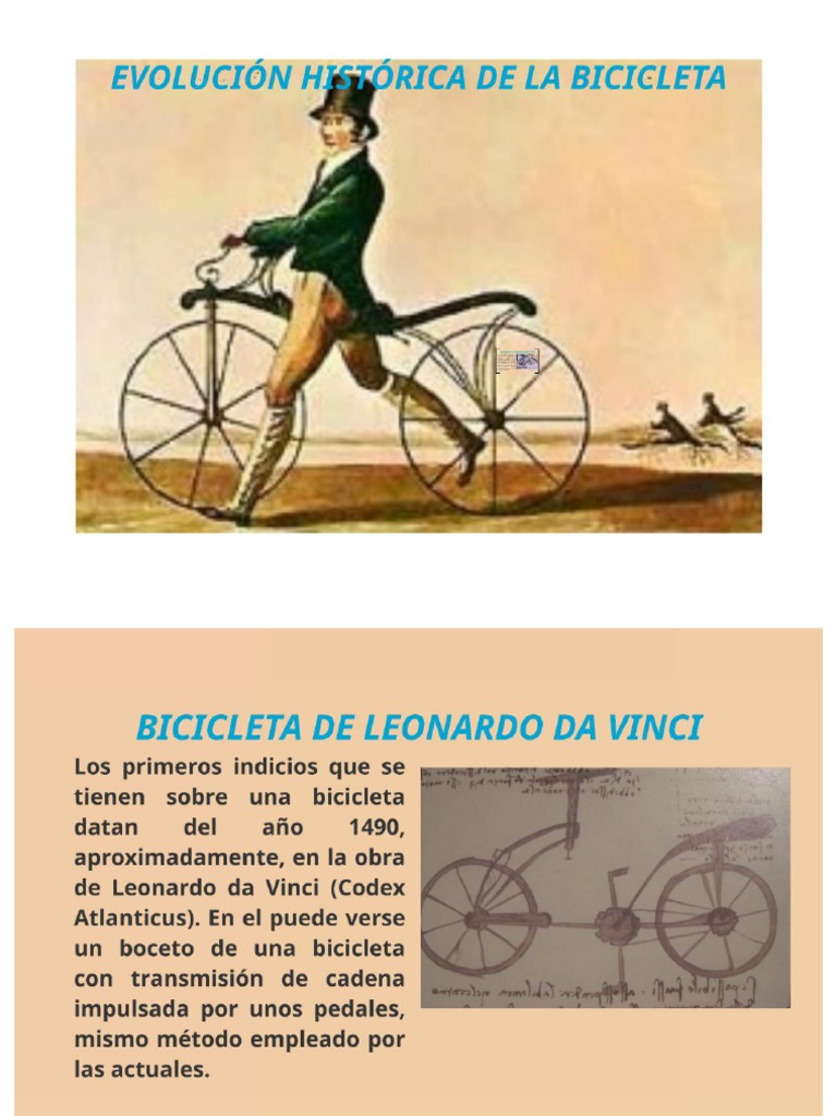 Evolución Histórica de La Bicicleta | PDF