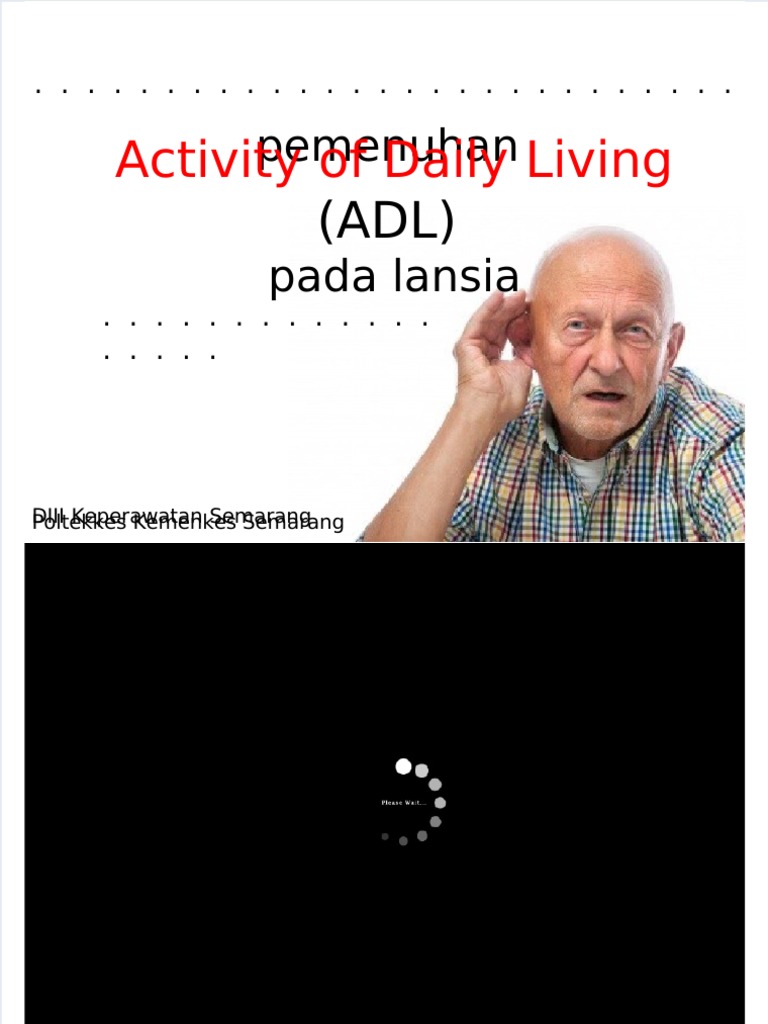 Adl-Lansia | PDF