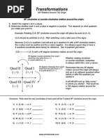 Transformations Practice With Answer Key | PDF | Cartesian Coordinate ...