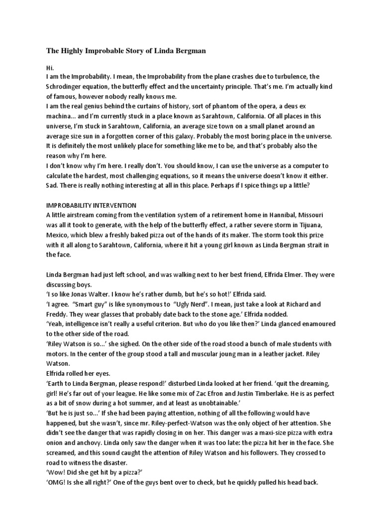 A Story of Improbability | PDF | Physics | Nature