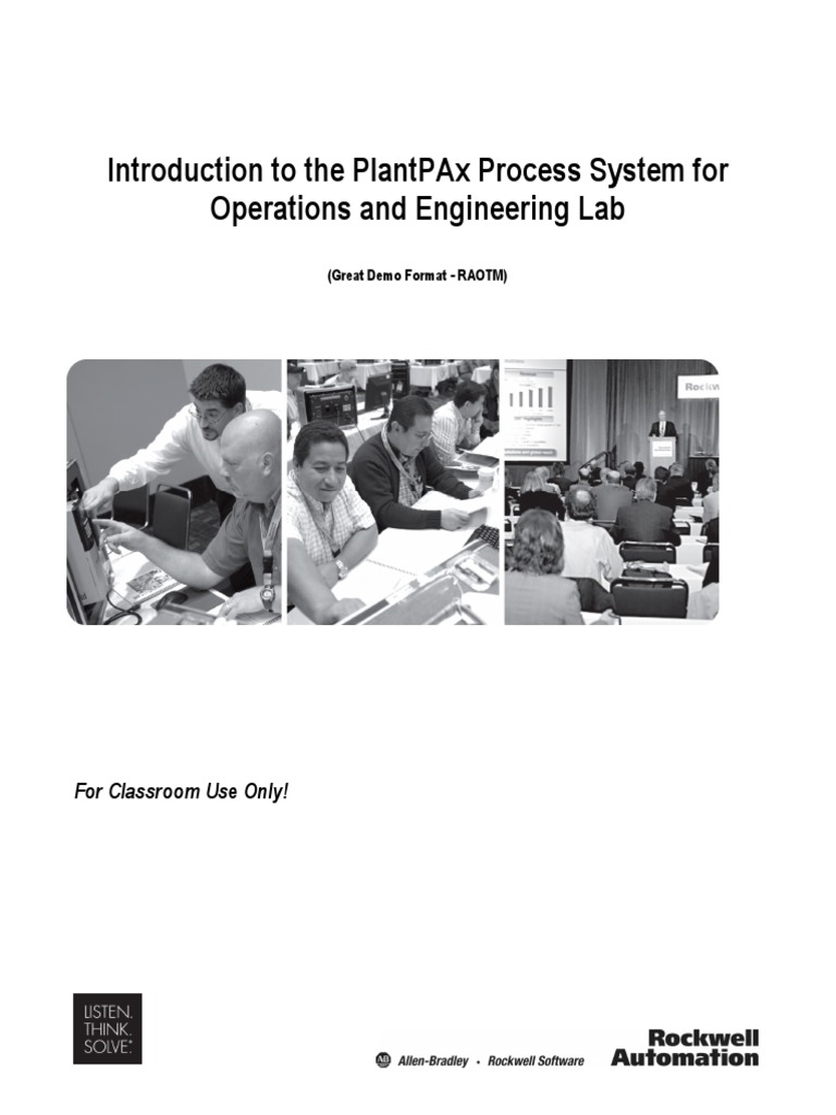 Introduction To The PlantPAx Distributed Control System Lab Manual REV2 ...