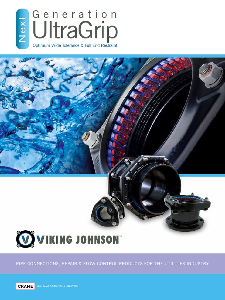 Viking Johnson UltraGrip Brochure | PDF | Pipe (Fluid Conveyance) | Screw