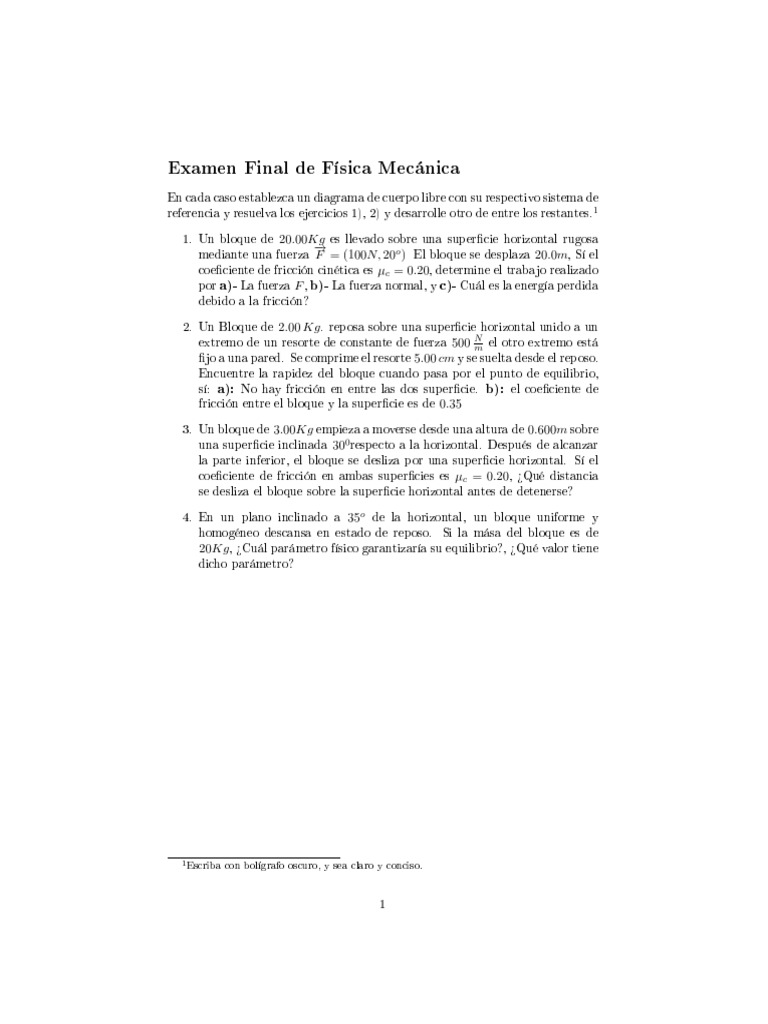 ExFinal 2020FisMec | PDF