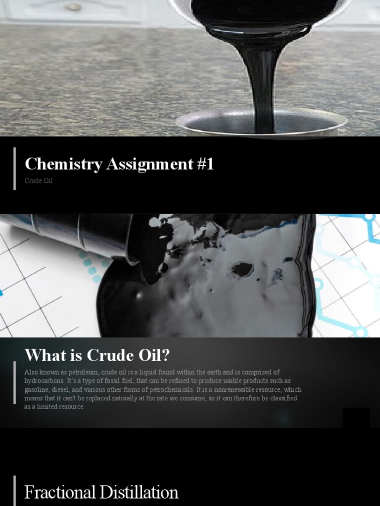 Chemistry Assignment #1: Crude Oil | Download Free PDF | Cracking ...