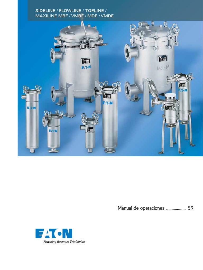 SBF FBF TBF MBF VMBF Mde Vmde Es | PDF | Filtración | Lubricante