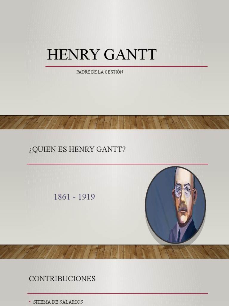 Henry Gantt | PDF
