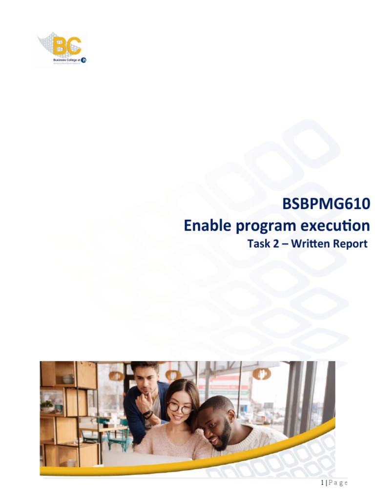 Bsbpmg610 Task 2-1 (Brief) Completed | PDF | Goal | Business