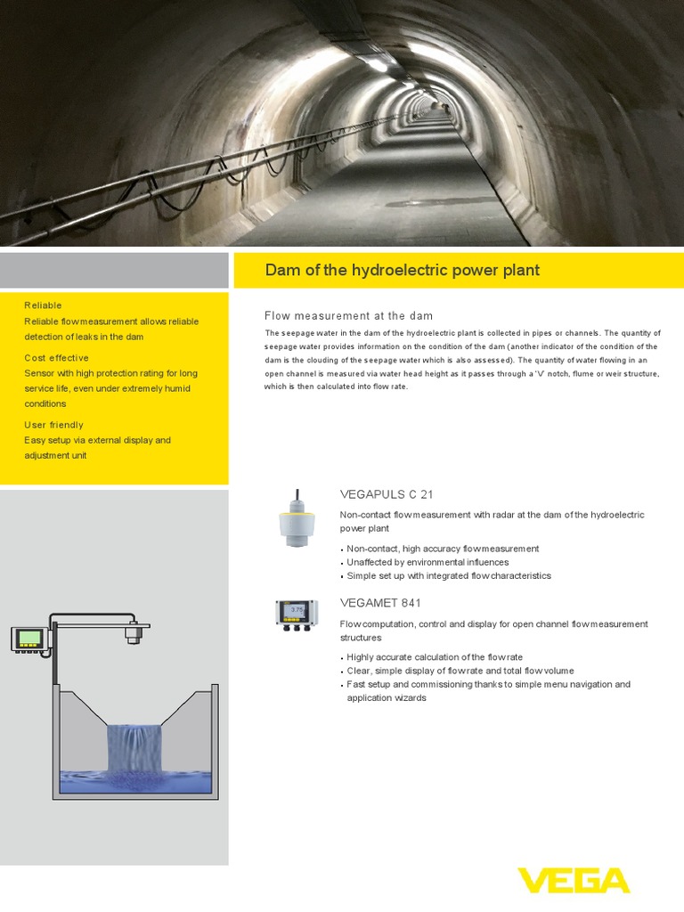 Non-Contact Flow Measurement for Dams | PDF | Flow Measurement | Dam