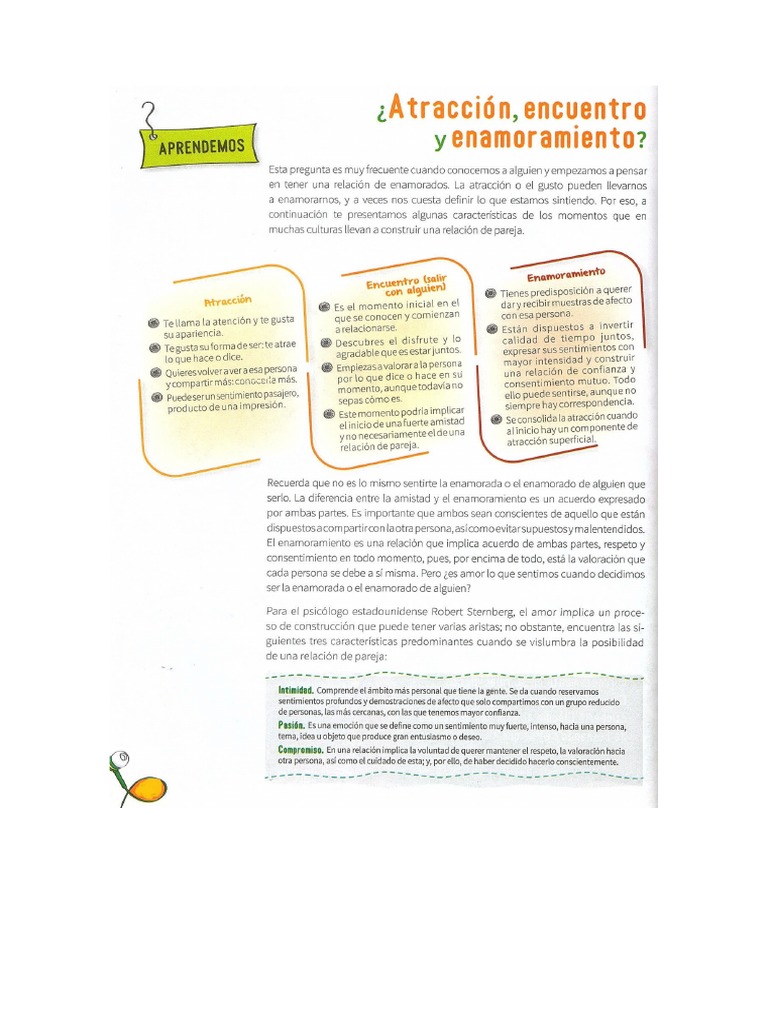 Atraccion Encuentro y Enamoramiento | PDF