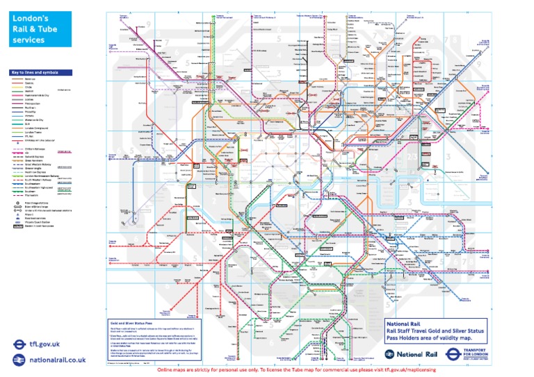 RST Rail Tube Map Gold Silver Status Pass v2 | PDF