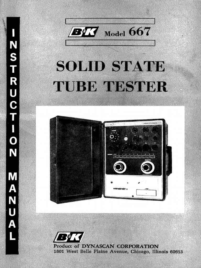 B&K 667 Manual | PDF