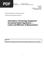 ISM Equipment Interference Standard ICES-001 | PDF | Radio | Radio ...