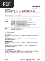 Specification Eudragit L 30 D 55 | PDF | Copolymer | Solubility