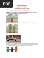 Fila y Columna en Educación Física | PDF