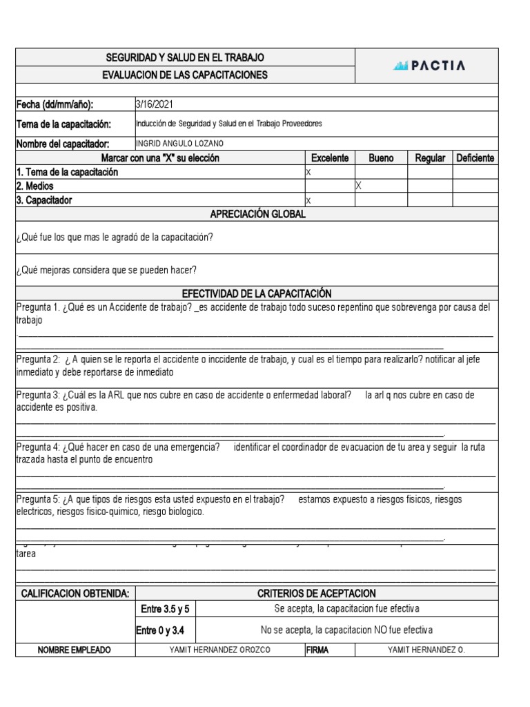 Formato Evaluacion SST - Proveedores | PDF | Bienestar | Medicina Formato Evaluacion SST - Proveedores | PDF | Bienestar | Medicina