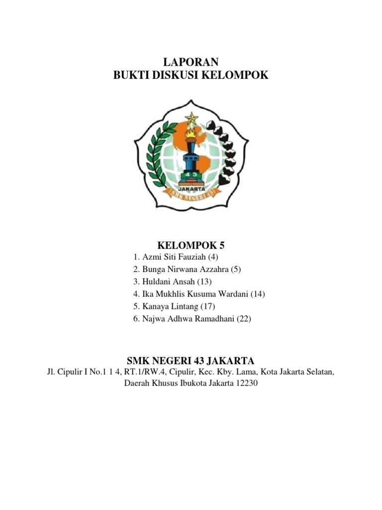 Bukti Diskusi Kelompok 5 | PDF