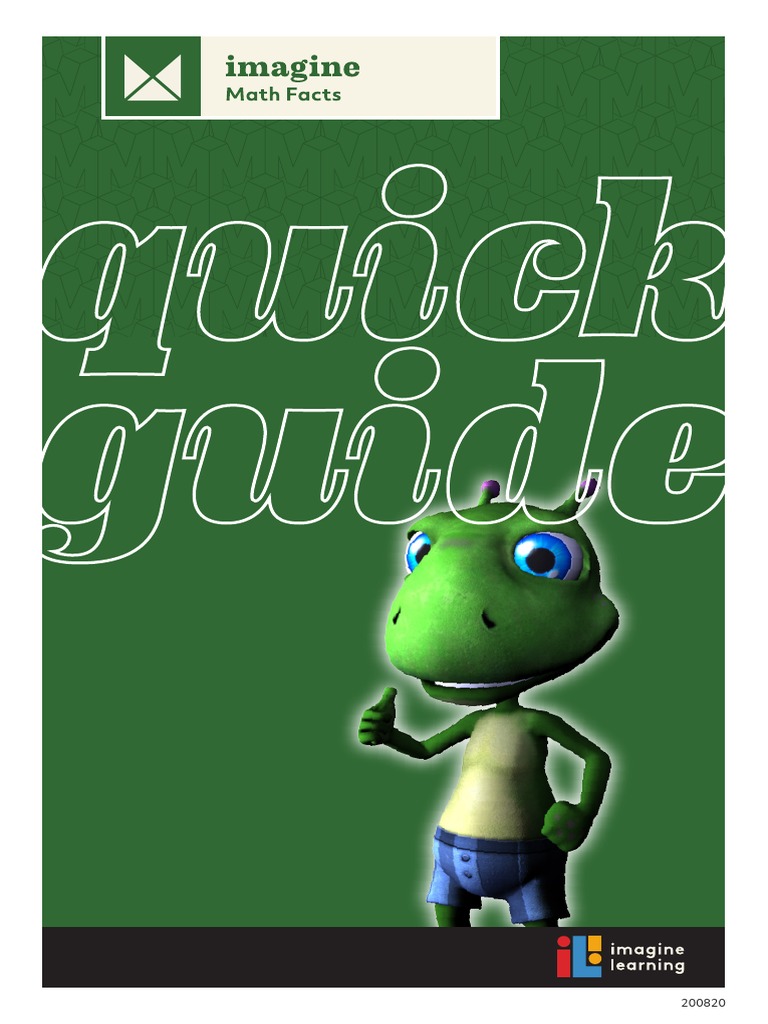 imagineMathFacts Quickguide | PDF | Pre Kindergarten | Fluency