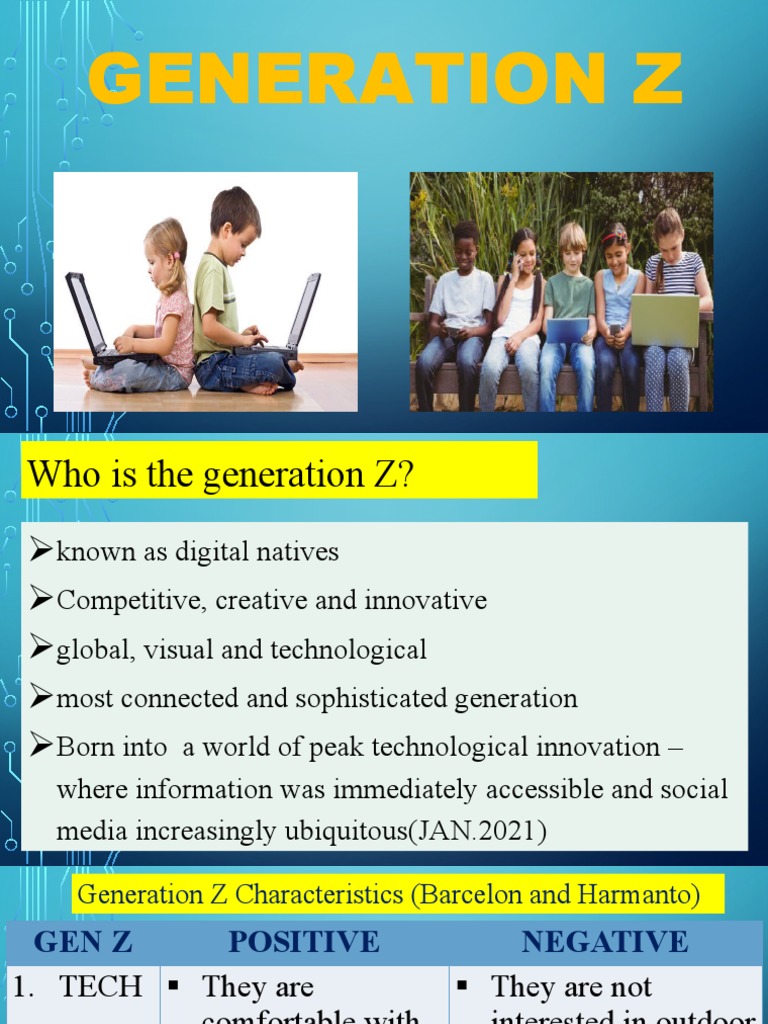 The Gen Z | PDF | Reading Comprehension | Human Communication