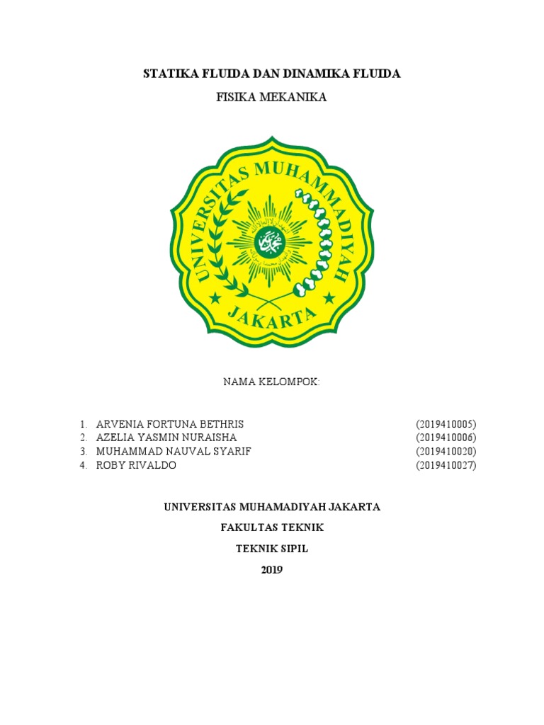 Statika Fluida Dan Dinamika Fluida | PDF