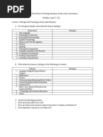 Modular and Online Learning Distance Education Questionnaire | PDF