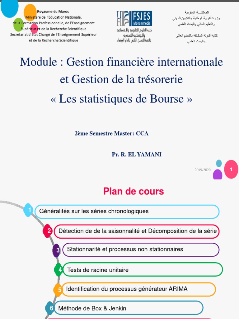 1-Généralités Sur Les Séries Chronologiques | PDF | Séries ...