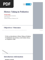 History Taking Template | PDF | Medicine | Clinical Medicine