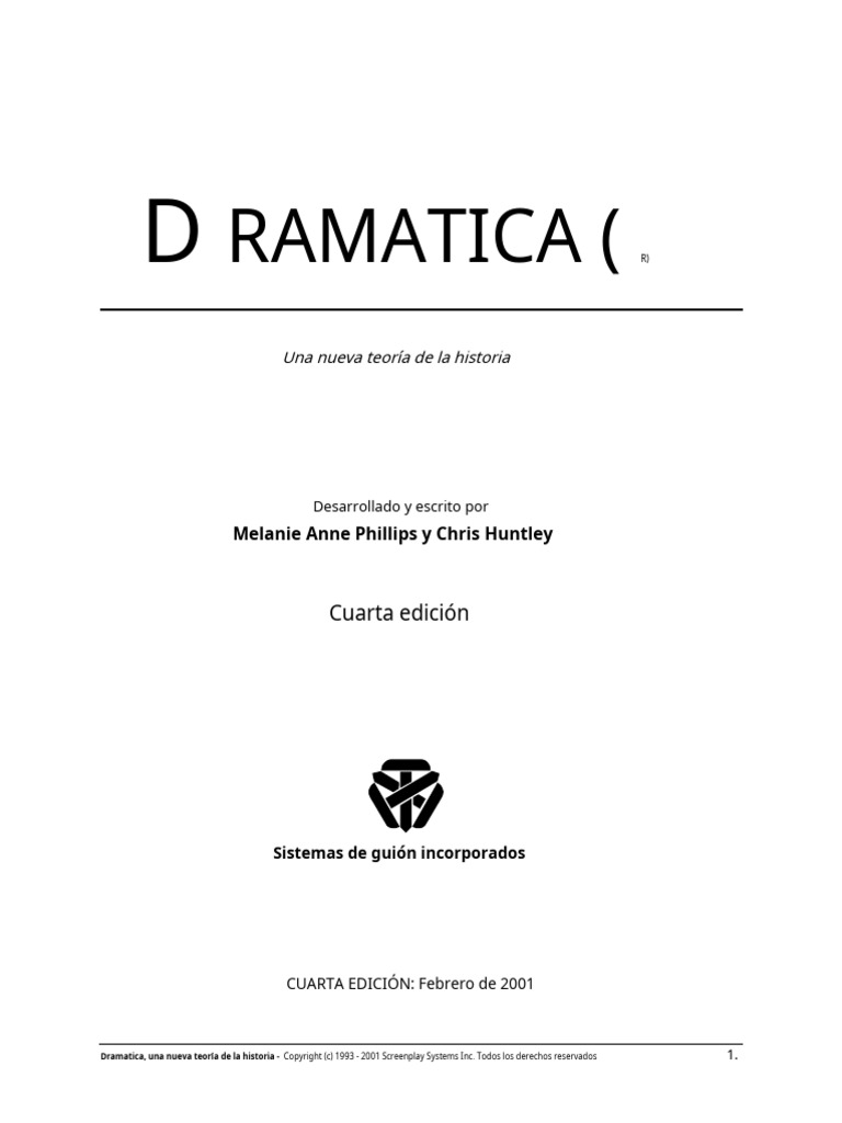 Dramatica Theory Book (1) (001 050) .En - Es | PDF | Argumento | Autor