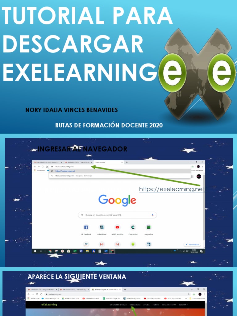Manual para Descargar Exelearning | PDF