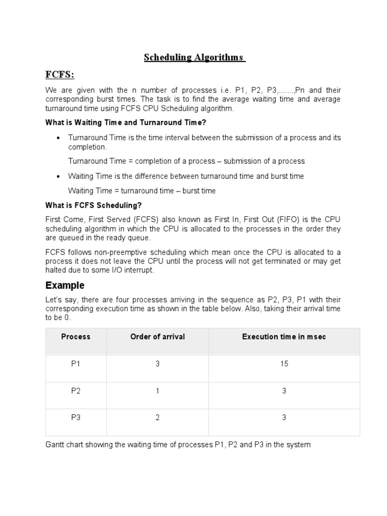 Scheduling Algorithms (Lab) | PDF | Scheduling (Computing) | Computer ... Scheduling Algorithms (Lab) | PDF | Scheduling (Computing) | Computer ...