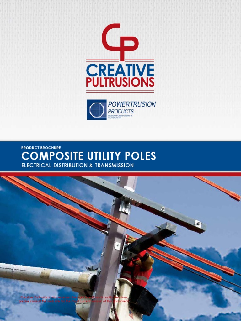 Utility Pole Brochure (CPM231-0613) Ltrsize | PDF | Strength Of ...