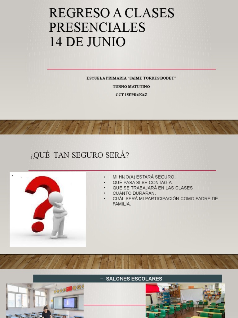 Protocolo Seguro para Regreso a Clases | PDF | Salud y bienestar | Medicina