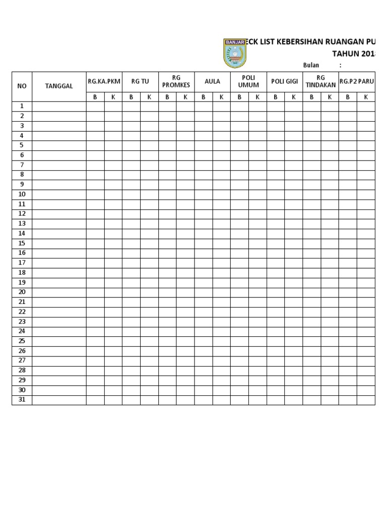 Chek List WC | PDF