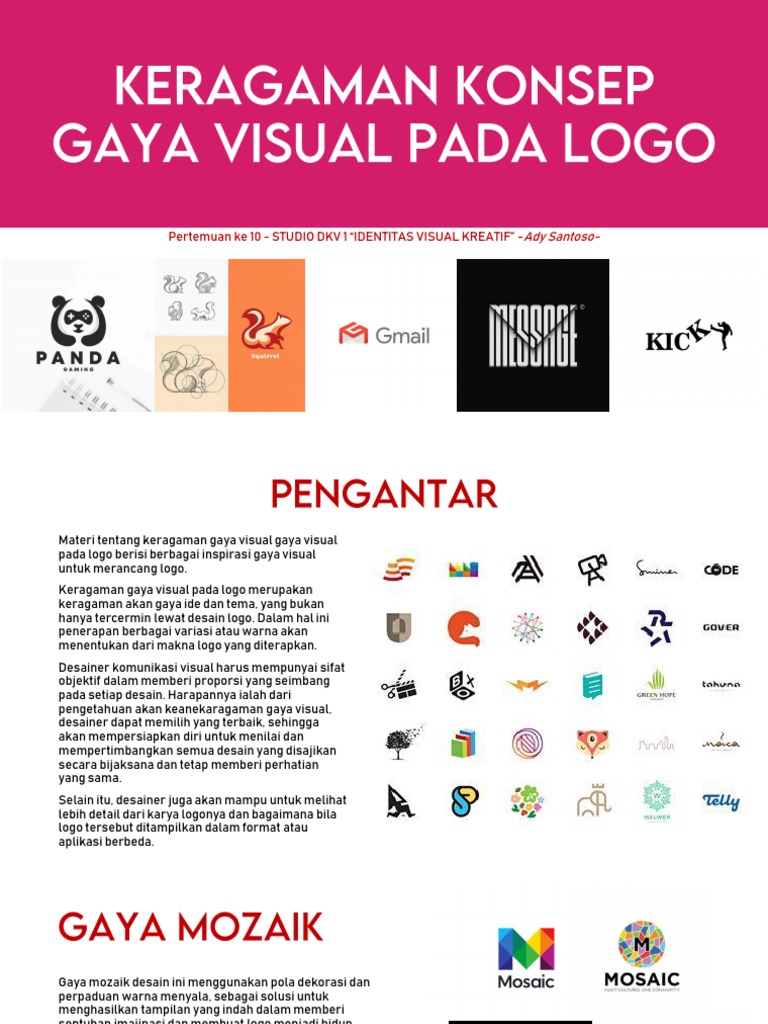 Macam-Macam Tipe Logo | PDF | Seni