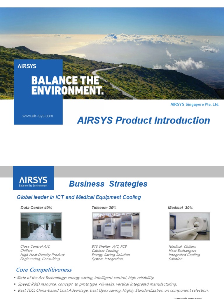 AIRSYS Product Introduction Slides | PDF | Data Center | Engineering ...
