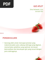Gizi Optimal untuk Atlet: Panduan Menu dan Nutrisi | PDF