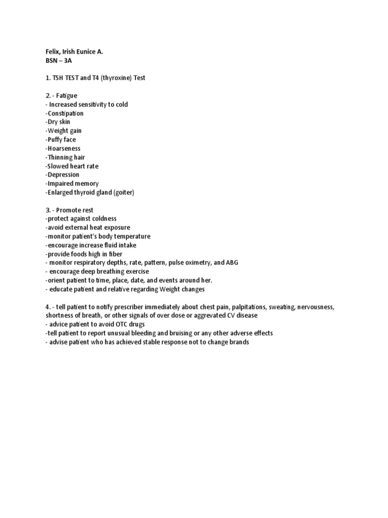 Felix, Irish Eunice A. BSN - 3A | PDF