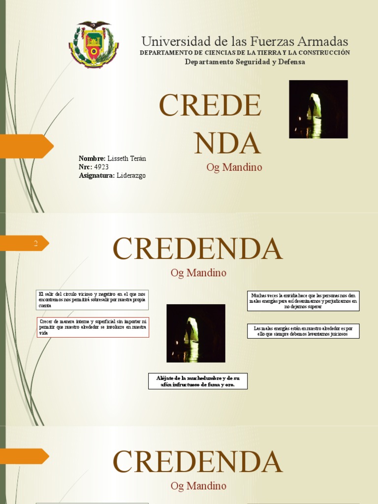 CREDENDA | PDF | Mente | Science