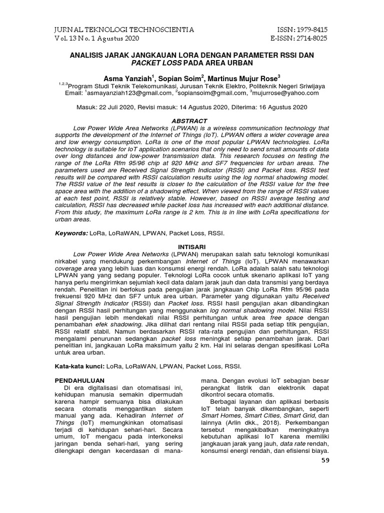 COntoh Jurnal Prosiding | PDF | Wireless Networking | Networking