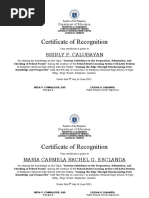 Template Certificate of Participation Lac | PDF