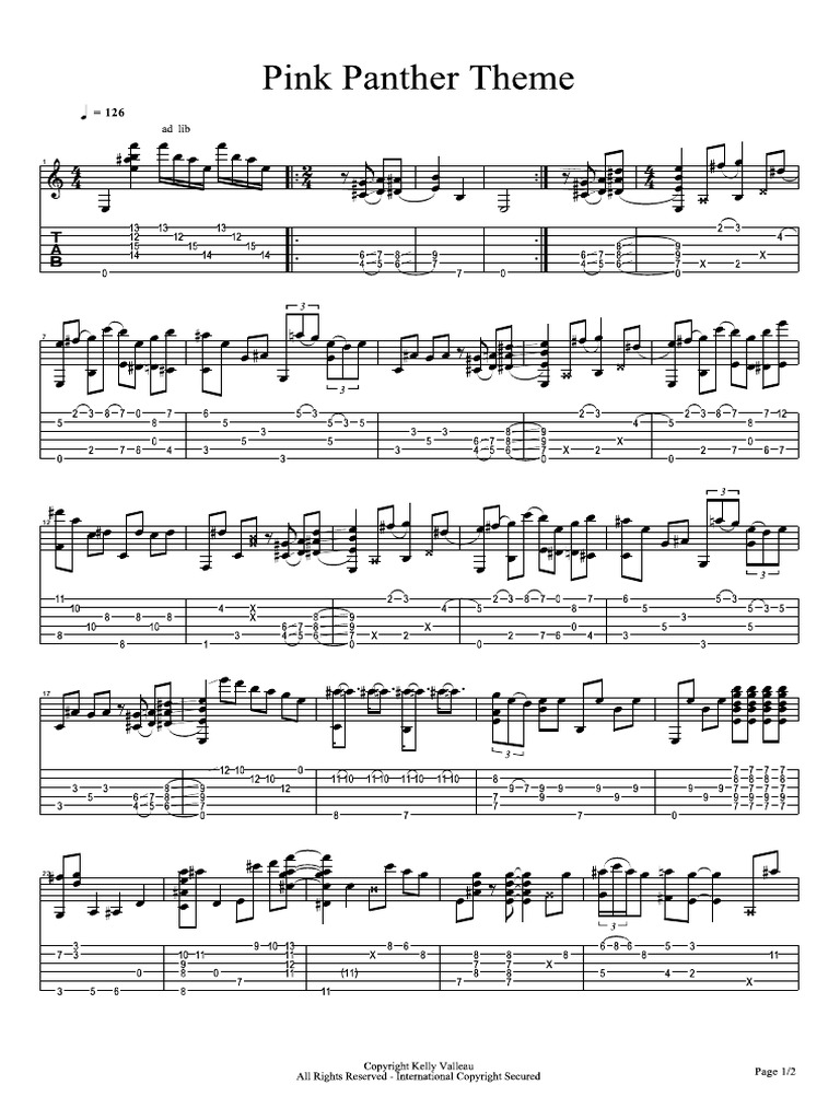 Pink Panther Theme The | PDF